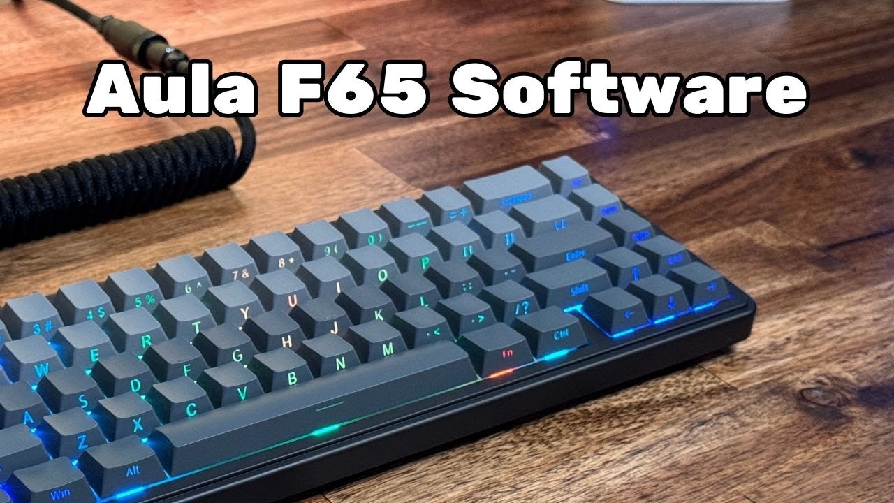 How to Download Aula F65 Software #keyboard - YouTube