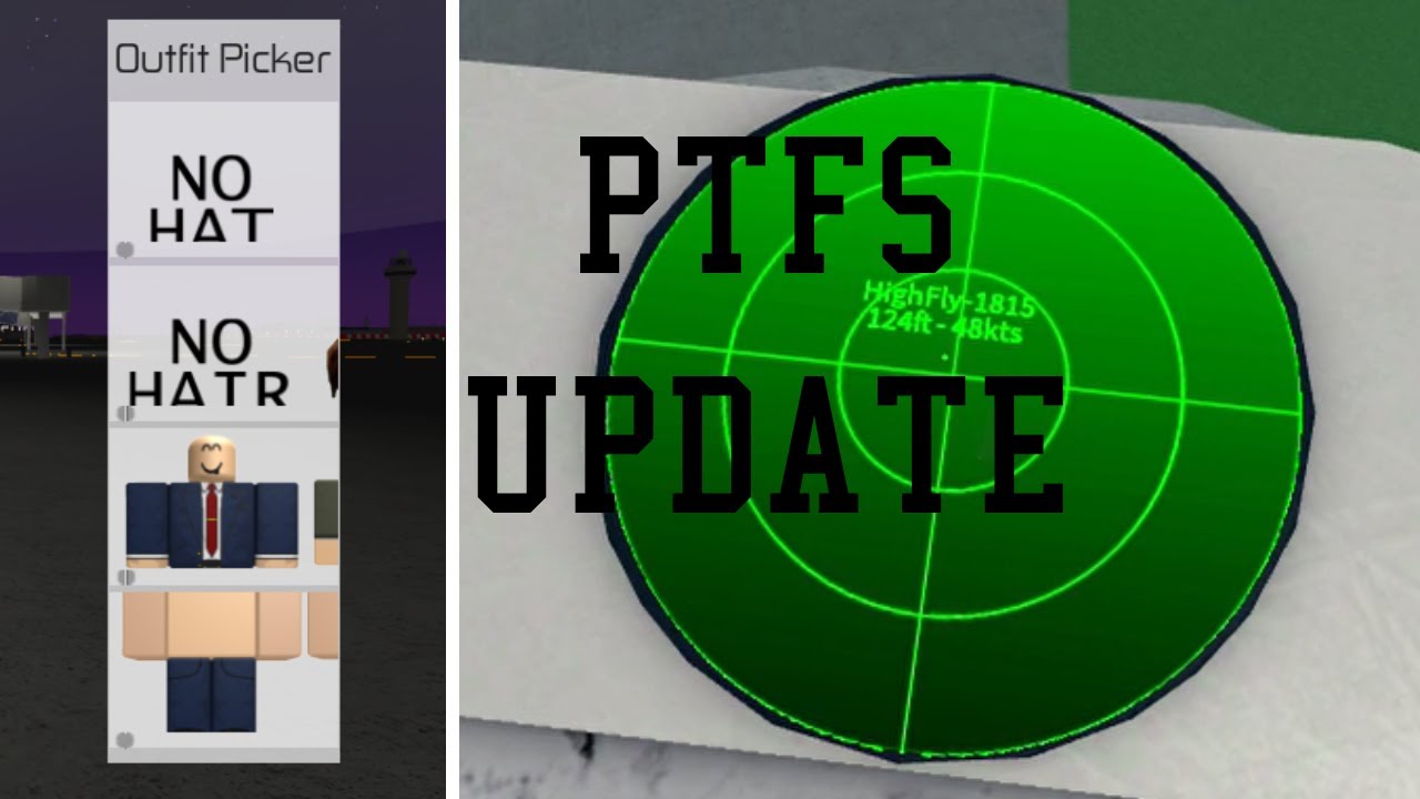 PTFS Update! (Radars and Change outfit update!) | Roblox PTFS - YouTube