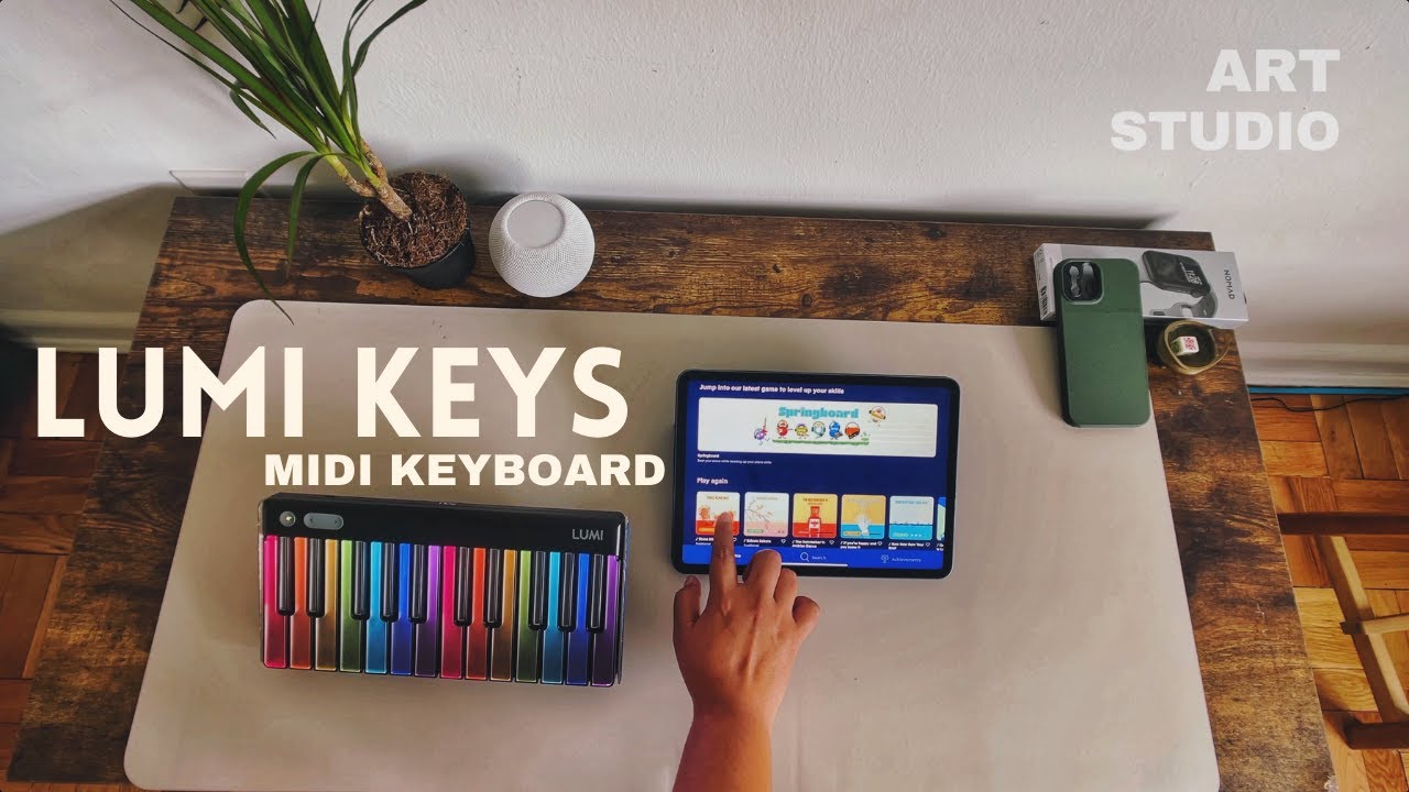 ROLI LUMI MIDI KEYBOARD | How To Play Piano - EASY First Piano Lesson ...
