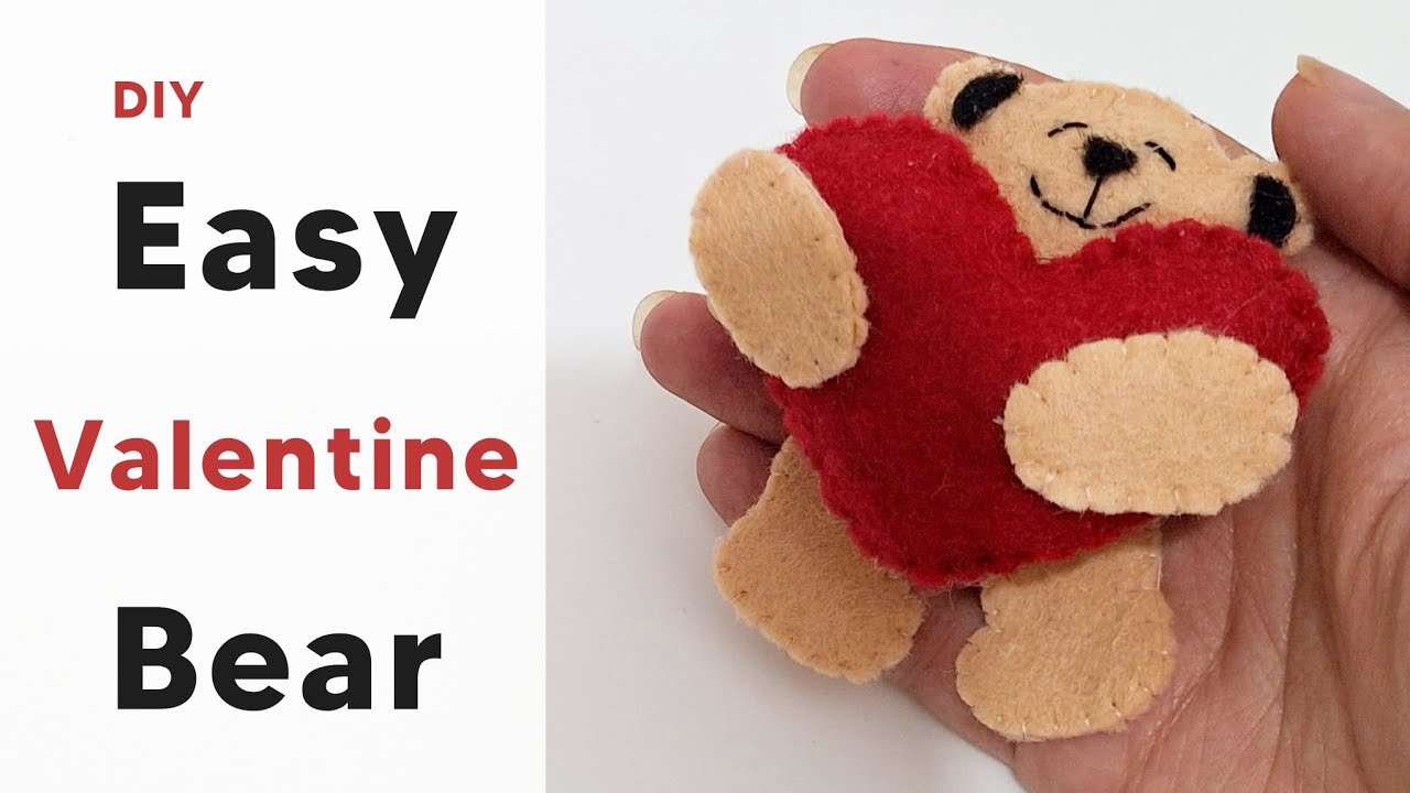 Let's Make Cute Valentine Bear/teddy 🧸 | easy and fast with blanket ...