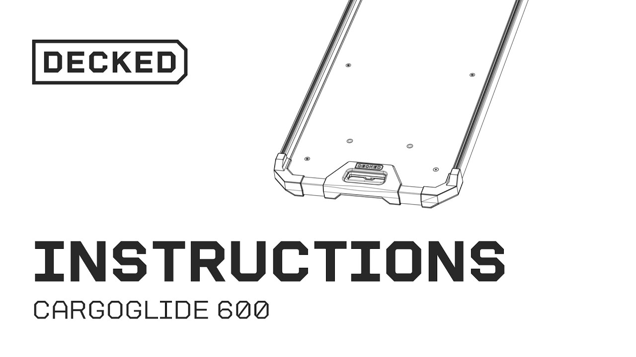 DECKED Installs | Easy Install Of The CargoGlide 600 In Your Truck Bed - YouTube
