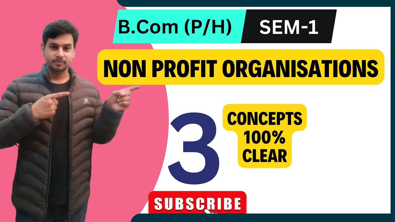 NPO - NOT FOR PROFIT ORGANISATIONS | B.Com | NPO part 3 by accounts khazana | 23-24 ...