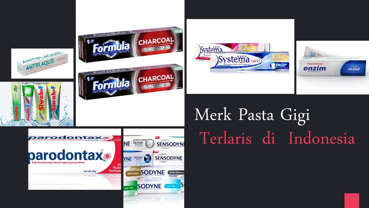 10 Ulasan Merk Pasta Gigi Terlaris Di Indonesia - YouTube