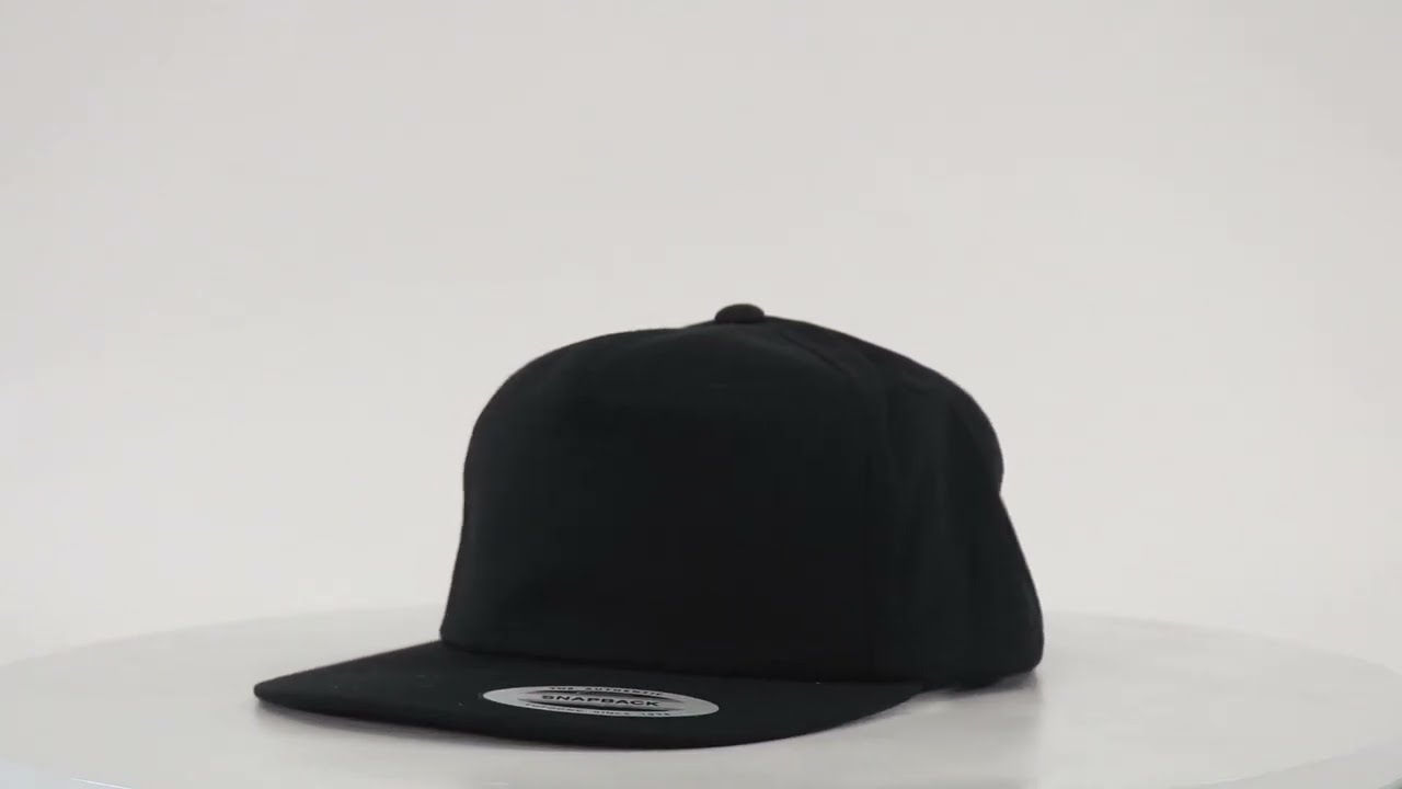 YP Classics Wool Blend Snapback Cap 5089M With Custom Embroidery - YouTube