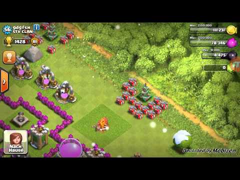 Lets play clash of clans mit rathaus level7 - YouTube