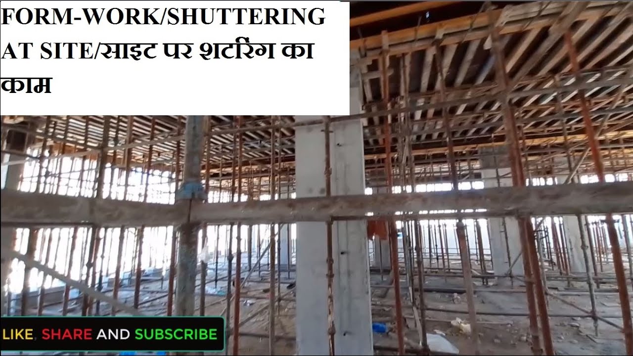 How To Do Form-work For Slab| Staging-Shuttering | By Civil Vibes - YouTube
