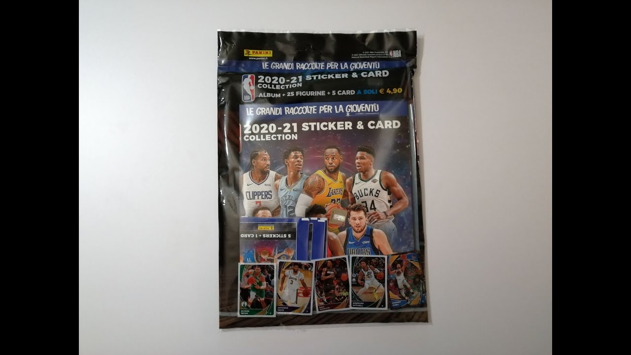 STARTER PACK NBA Sticker&Card Collection 2020-21 - Panini - YouTube