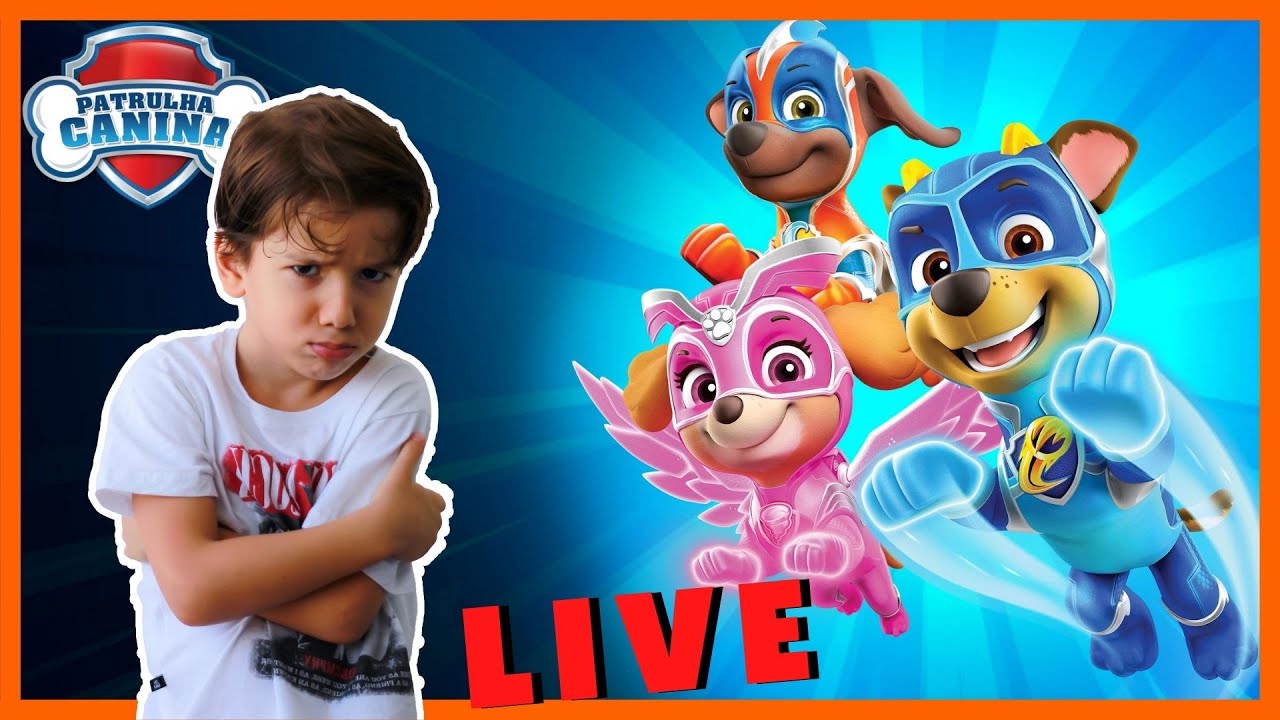 Transmissão ao vivo do Passarinho Azul - PATRULHA CANINA SUPER FILHOTES ...
