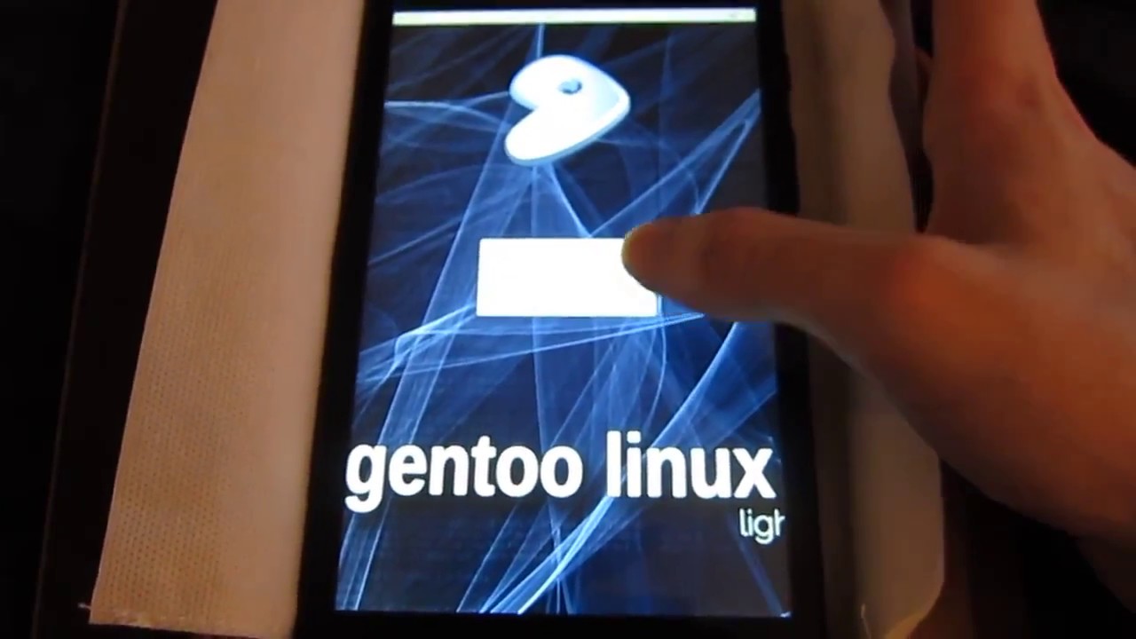 Gentoo Linux on HP Stream 7 (Intel Atom Z3735G) - YouTube