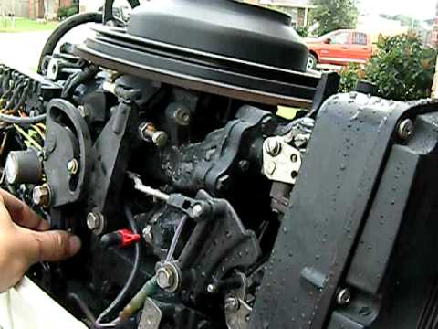 1994 Johnson 48 running - YouTube