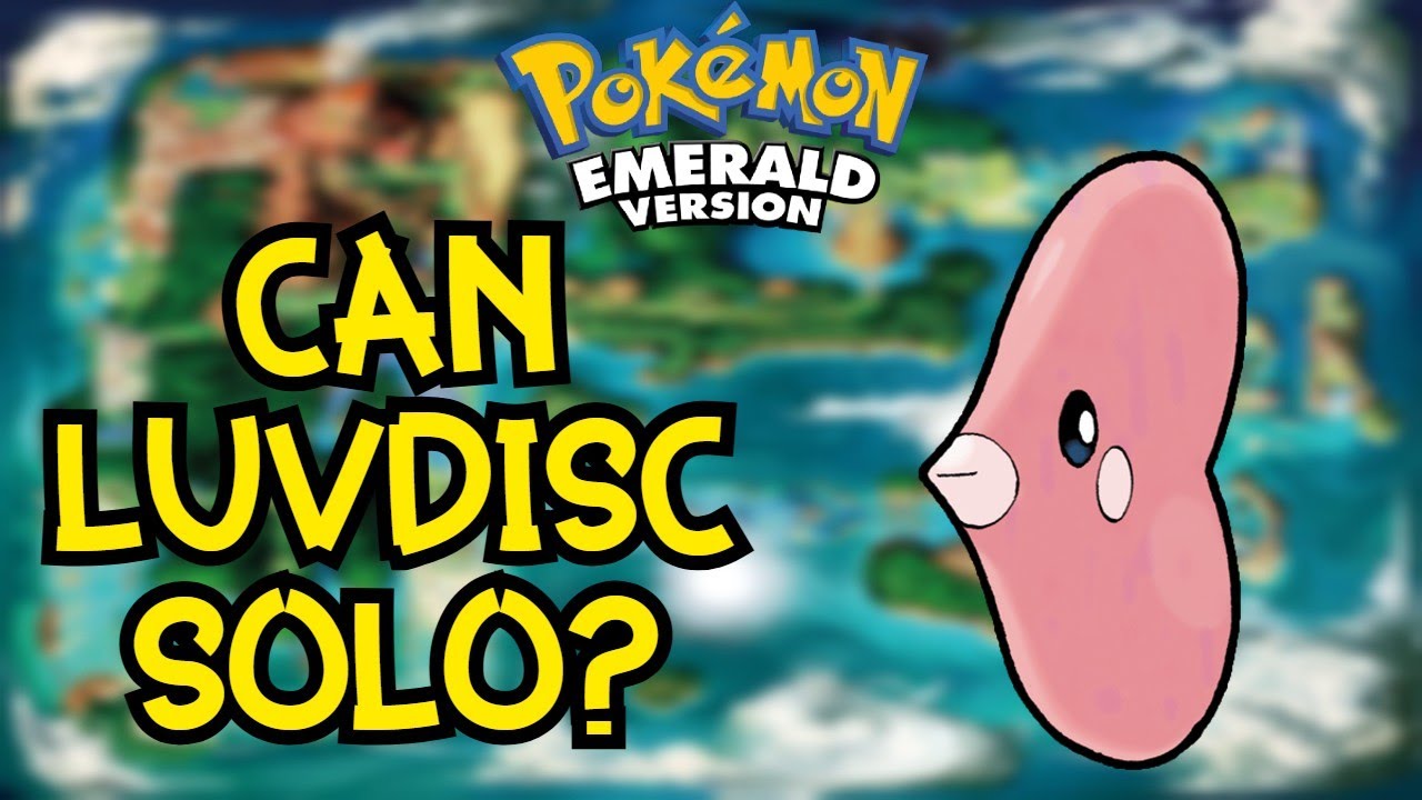 Can LUVDISC solo Pokemon Emerald? - YouTube