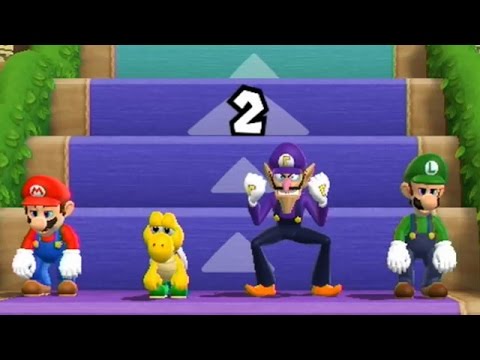 Mario Party 9 - Step It Up (7 Wins, 1-vs-Rivals Minigames) - YouTube
