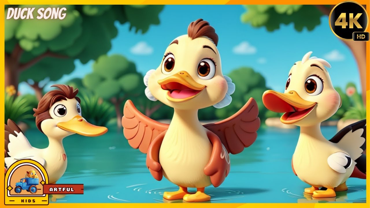 Quack Duck Song For Kids | Artful Animations - YouTube