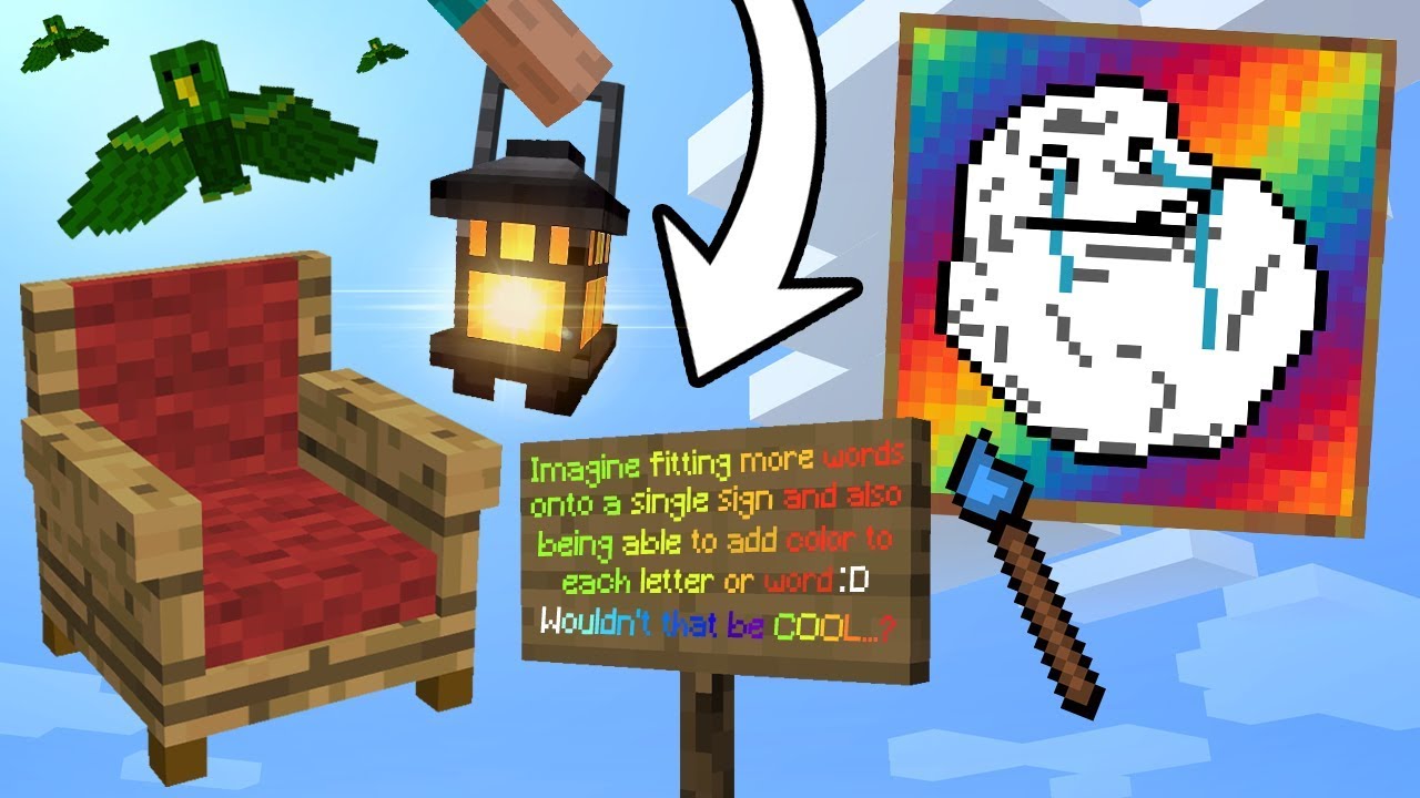 8 Small Features Minecraft NEEDS... - YouTube