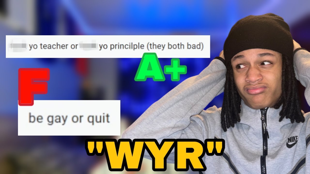 would you rather have a 7 incher or a 40 INCHER??? (viewer would you ...