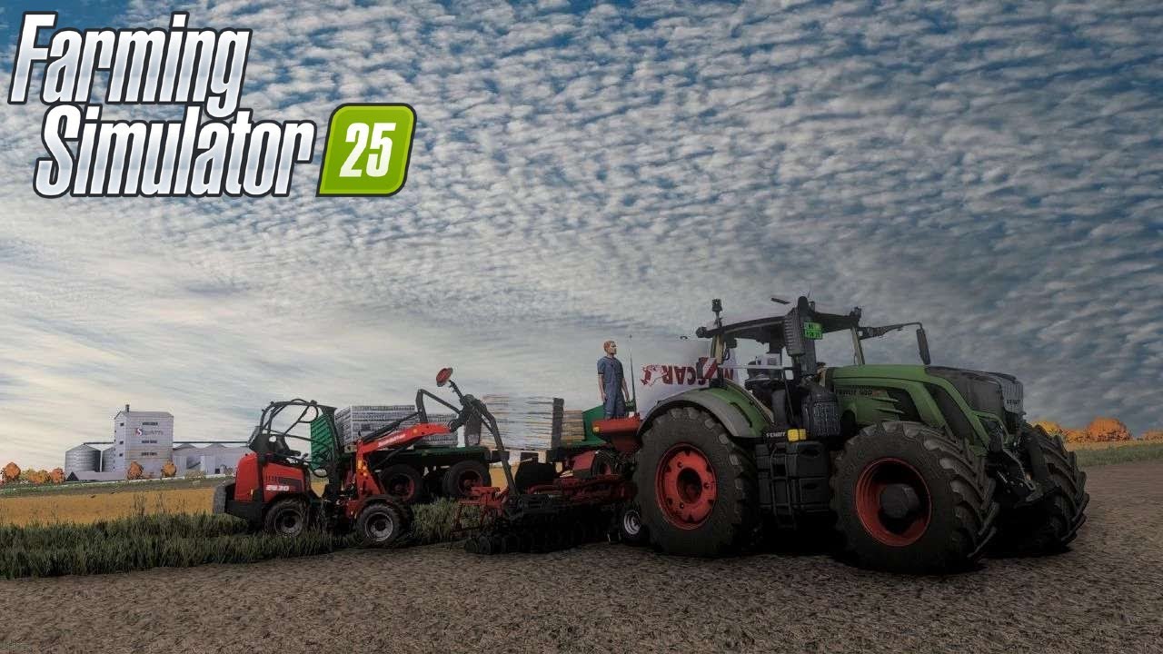 🔴𝐅𝐒𝟐𝟓 || Multa treaba prin ferma si facem teren de orez || Farming ...
