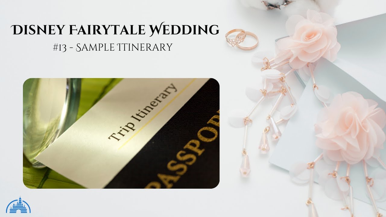 Disney Cruise Wedding Planning & Tips || Sample Wedding Day Itinerary ...