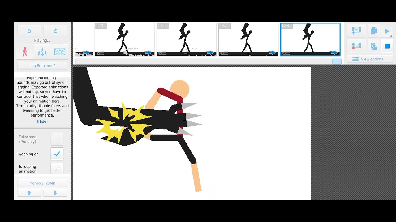 my second animation|stick nodes - YouTube