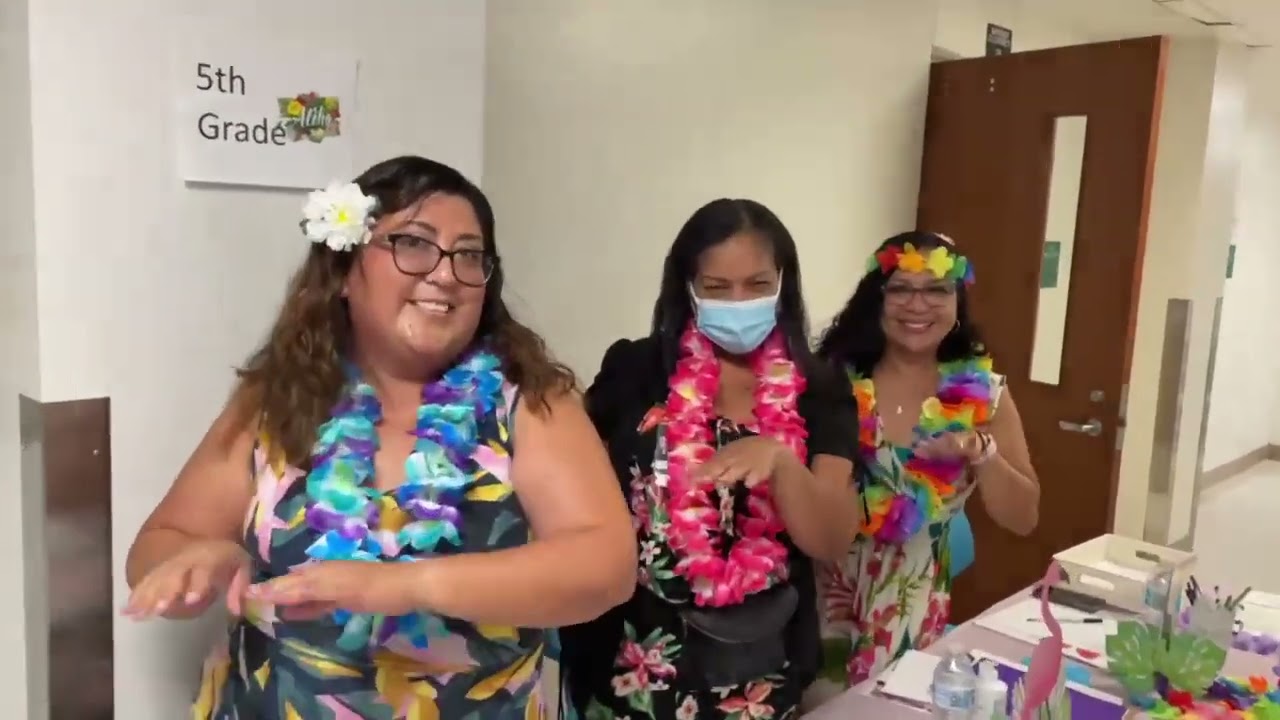 Aloha from Edna Rowe Elementary School - YouTube