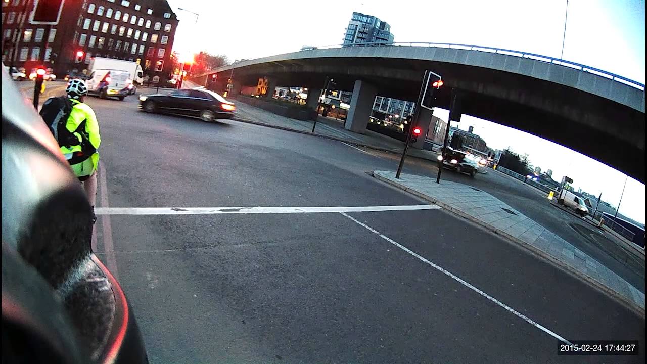 Bow Roundabout Cycle Safety. - YouTube