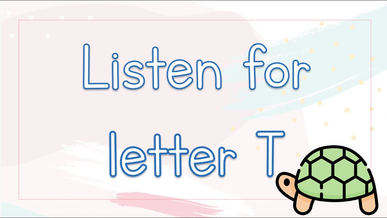 Letter T - YouTube