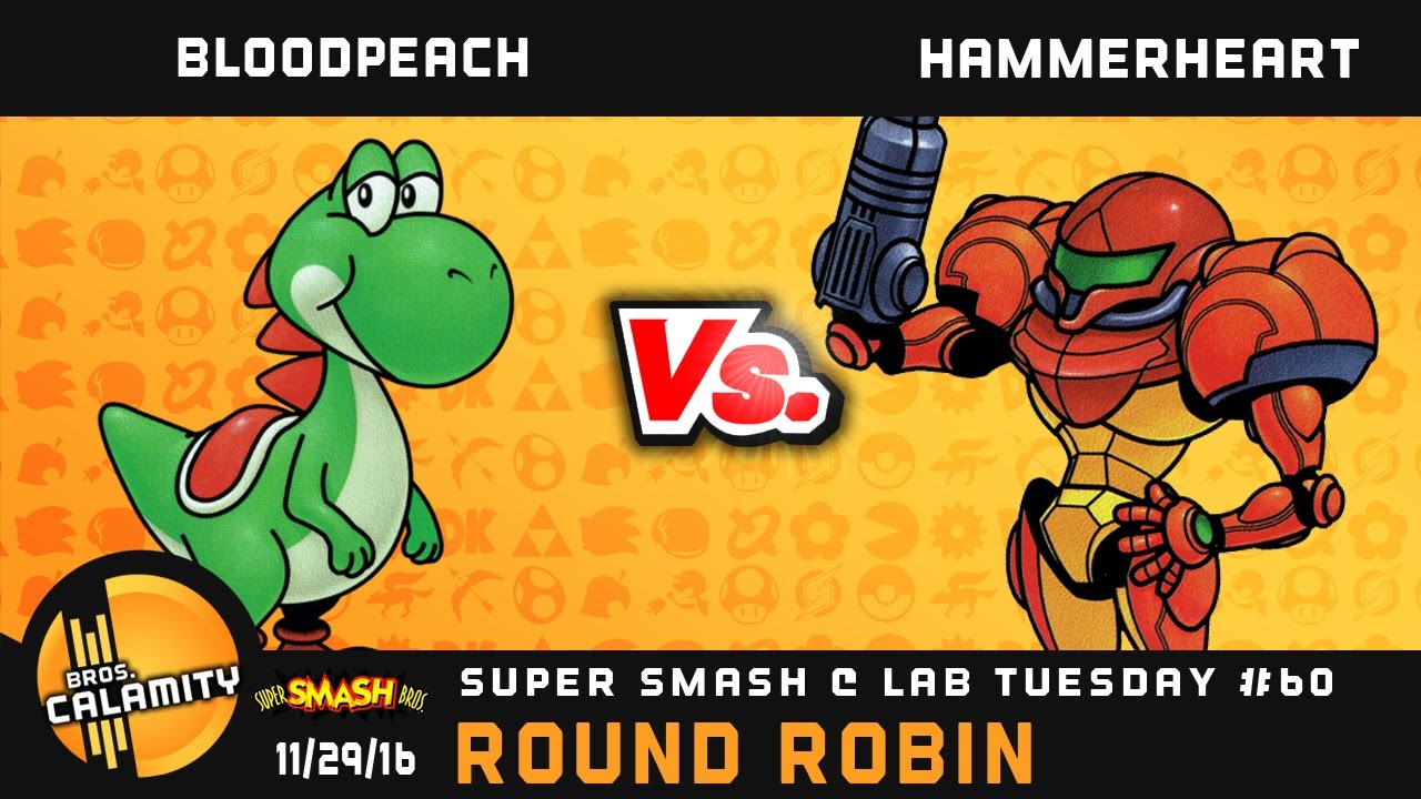 S@LT #60 Bloodpeach Yoshi vs Hammerheart Puff, Samus Round Robin SSB64 ...