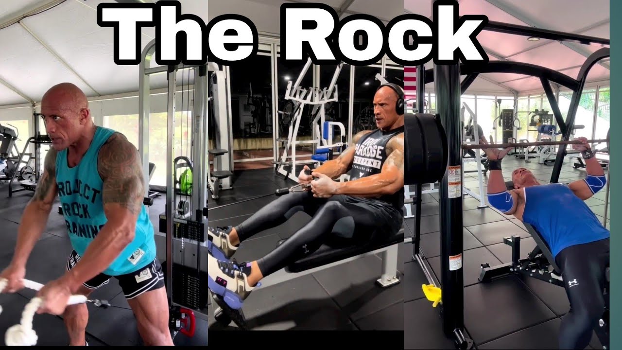 The Rock Full Workout Video. 🔥🔥. #therock#workout #fitness # ...