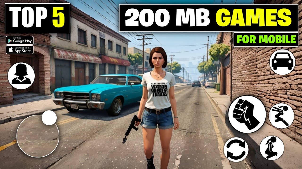 Top 5 Best Android Games Under 200 MB | best Low Size mobile games 2024 ...