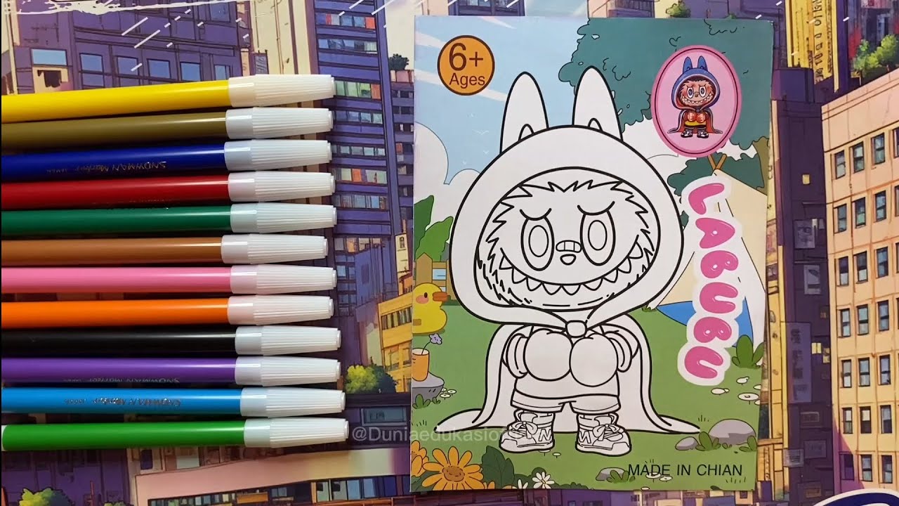 Cara Mewarnai Labubu Jadi Petinju | How To Draw Labubu | Easy Kids ...
