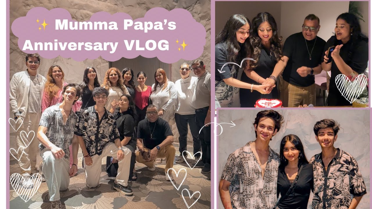 We surprised Mumma Papa 🤩😍🥰🥳 l Anniversary VLOG l Chahat Tewani - YouTube