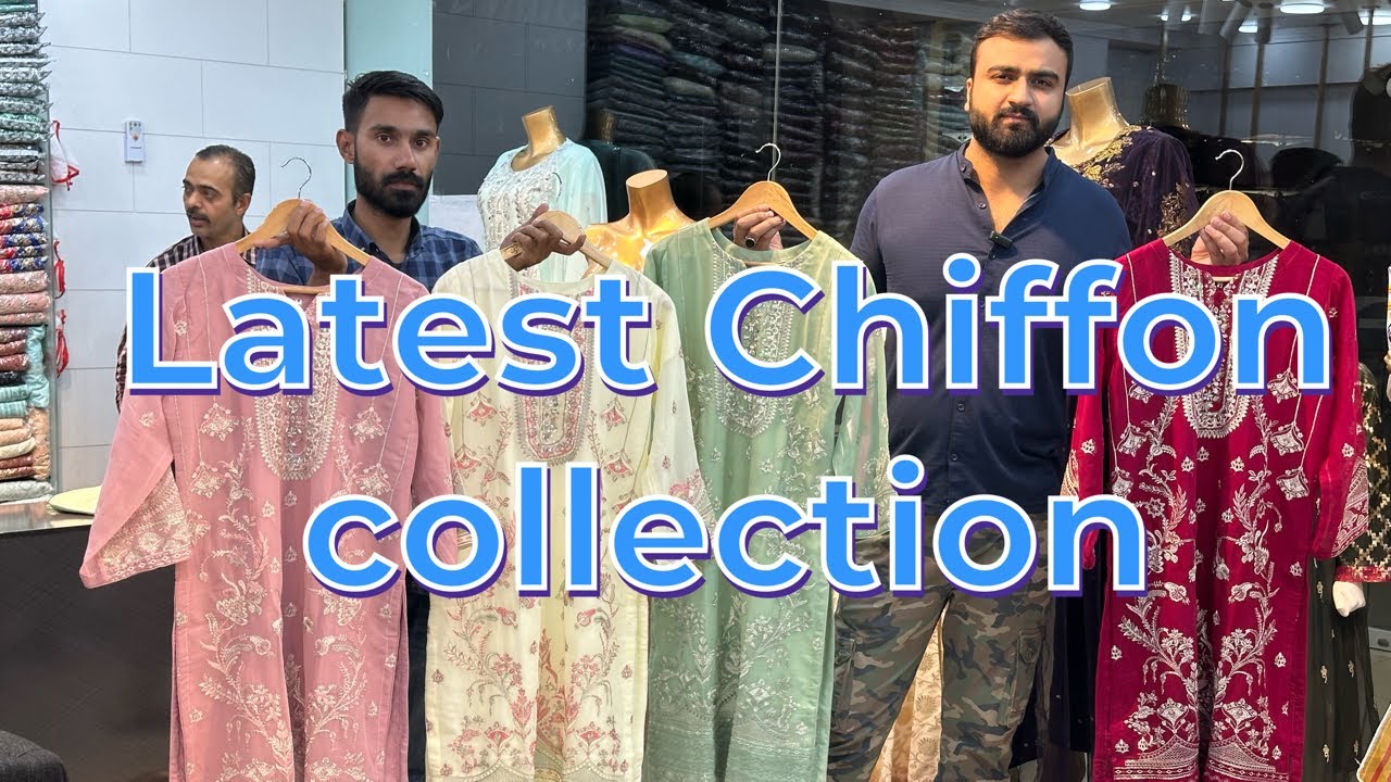 Latest chiffon collection by fourseason - YouTube