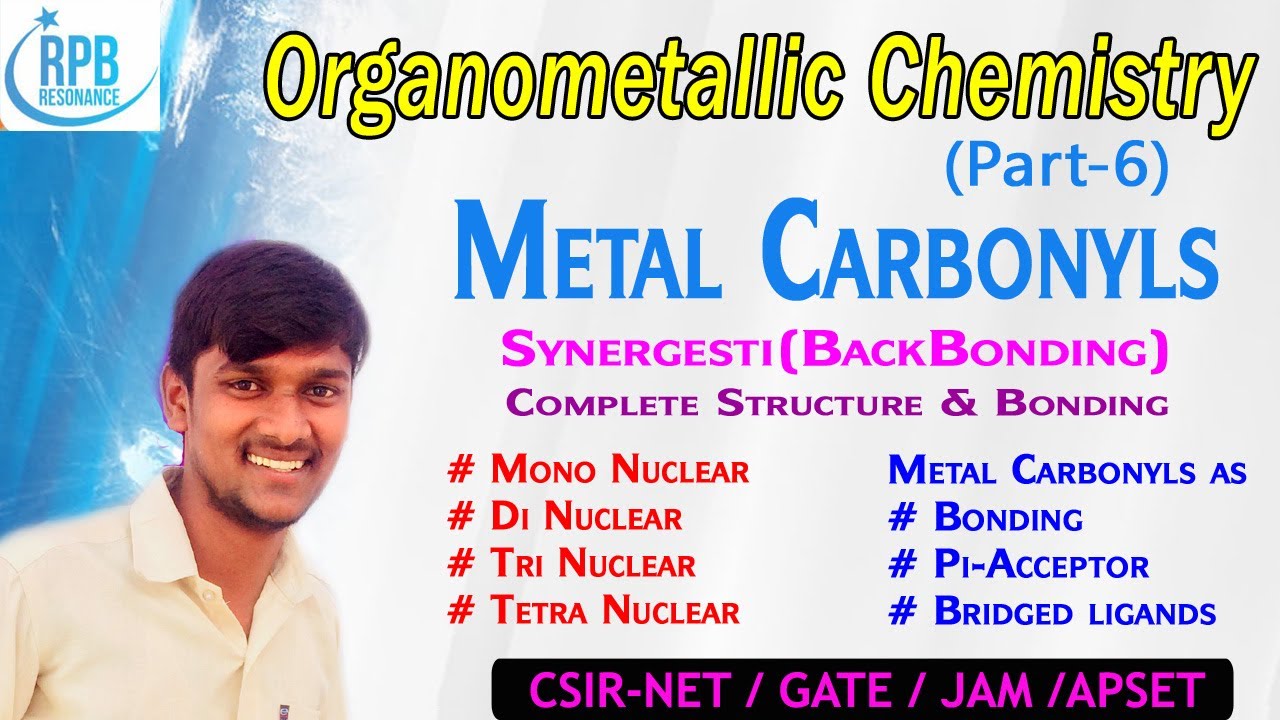 Structure & Binding of Metal Carbonyls l Complete explanation l ...