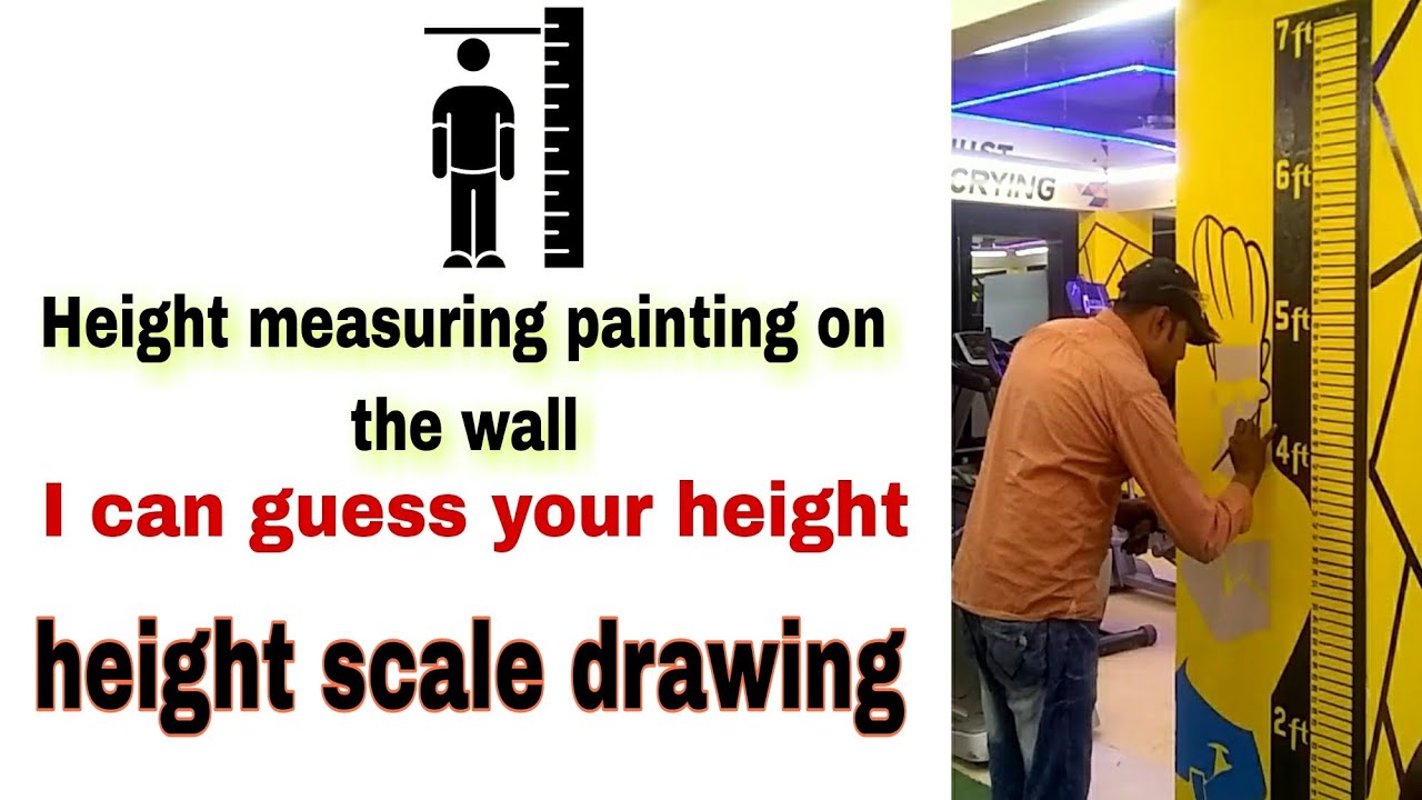 Height Scale Drawing | I can guess your height | Height - YouTube