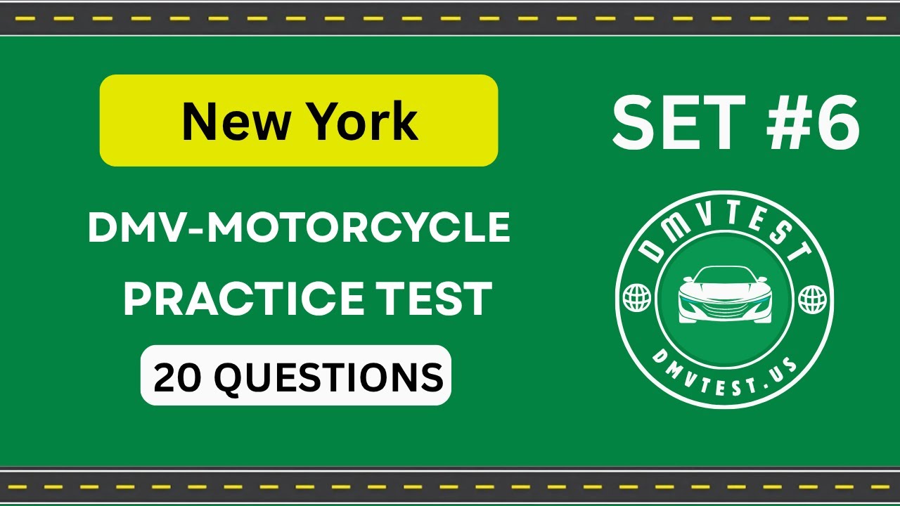 New York DMV Motorcycle Test 2025 | 20 Real Practice Questions | DMV ...