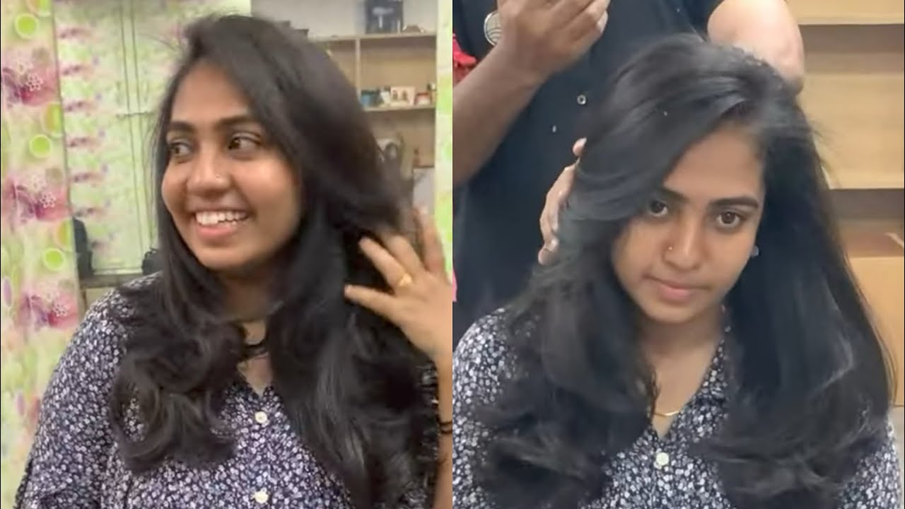 How to do down layer hair cut watch full video For medium hairl Style ...