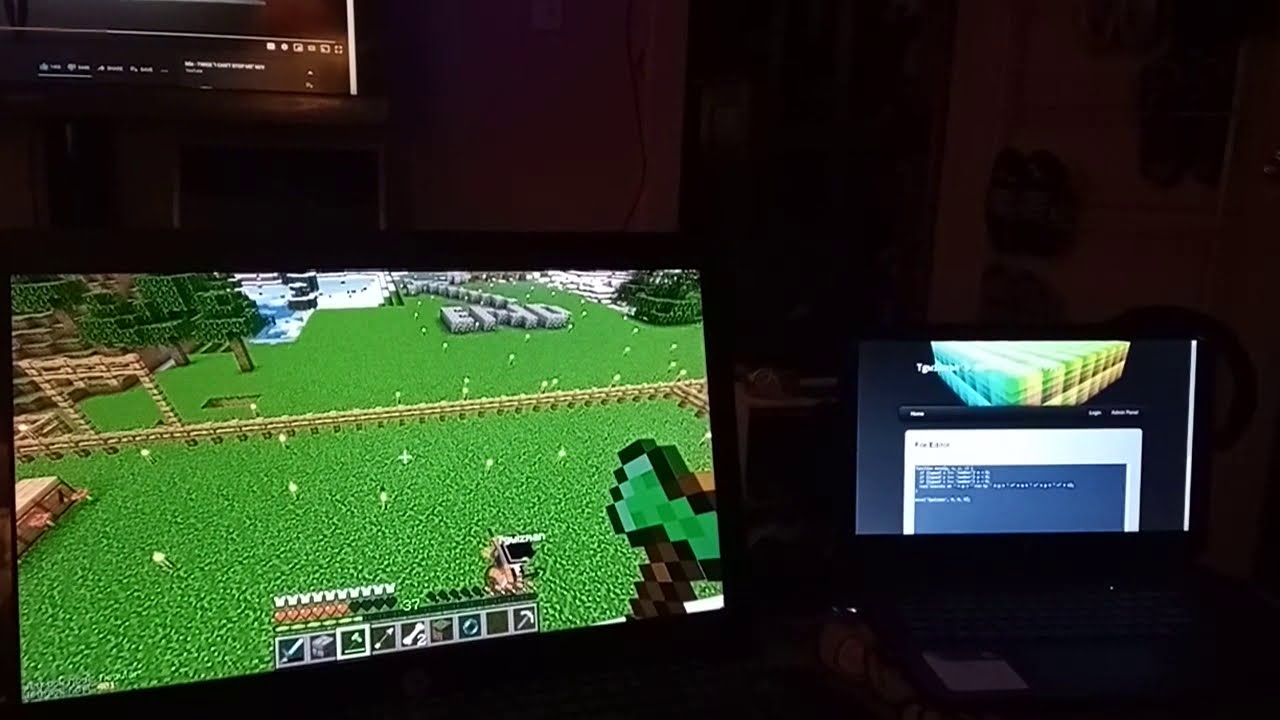 Minecraft Server Admin Website - Controlling Players - YouTube