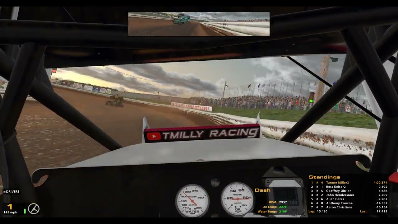 iRacing 410 Sprint Cars at Williams Grove (Race 3) - YouTube