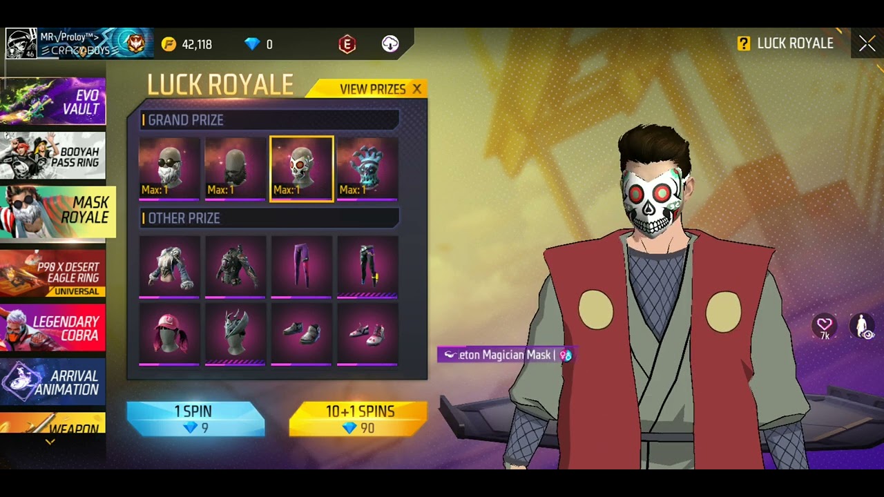 OLD MASK ROYALE 😯🤯🤯 - YouTube