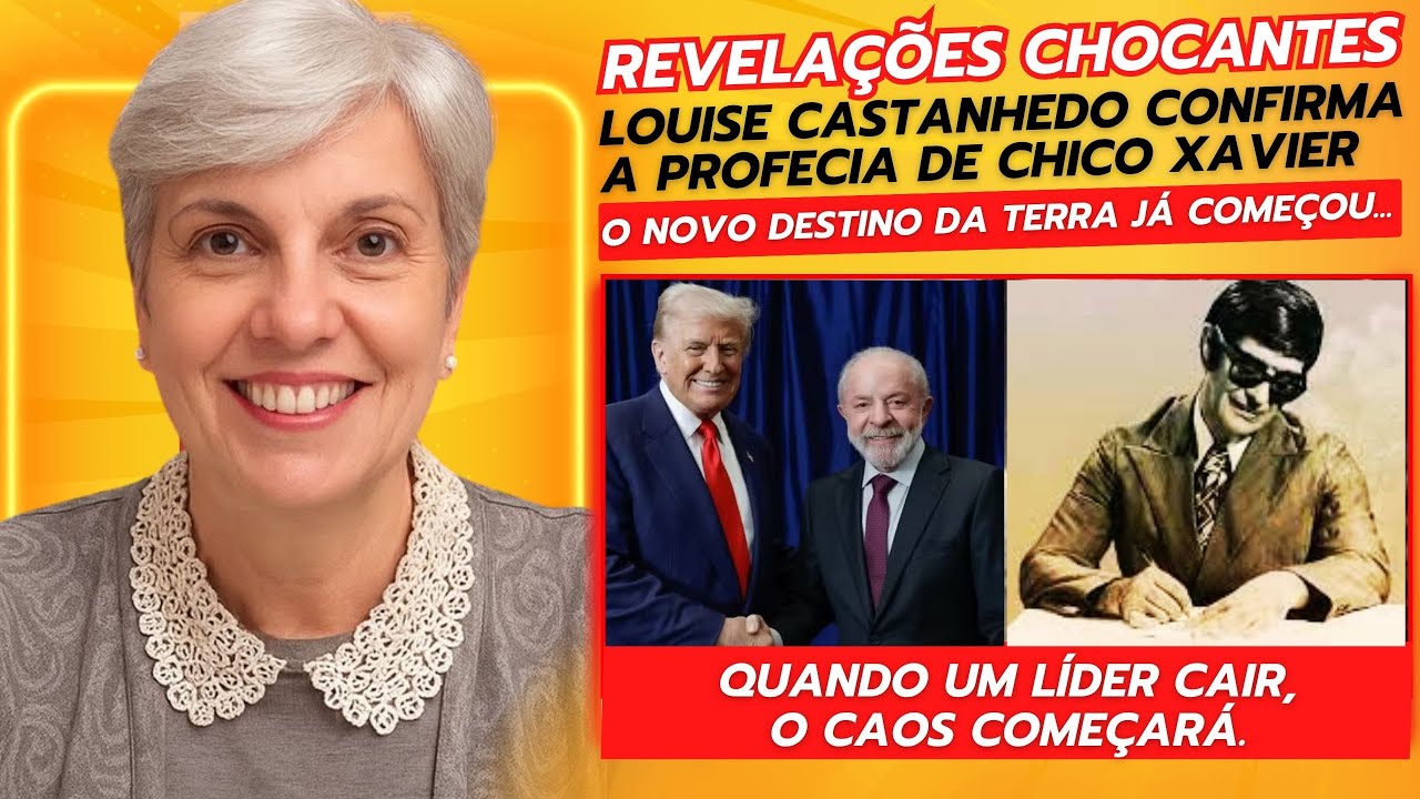 QUÍRON E A PROFECIA DE CHICO XAVIER — O AVISO QUE LOUISE CASTANHEDO ...
