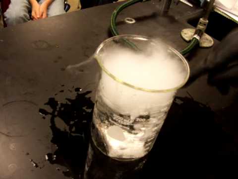 Dry Ice in Water and Pouring a Gas - YouTube