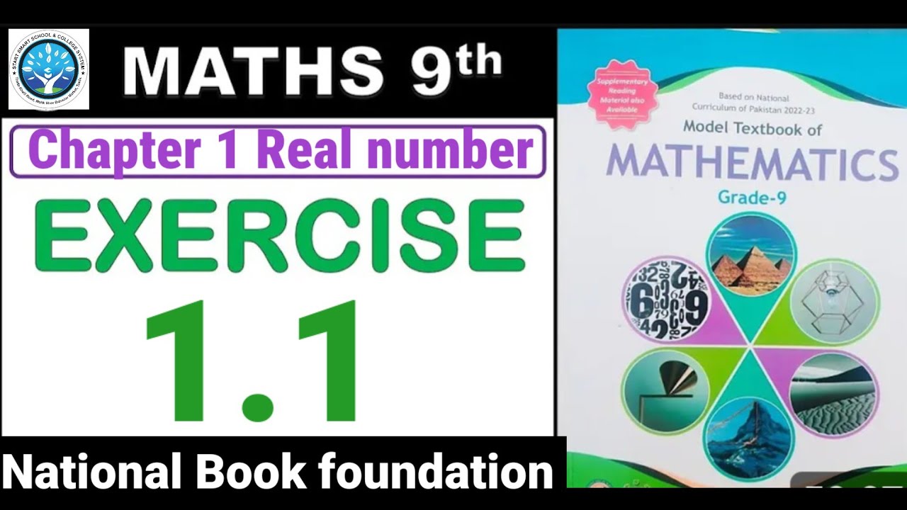 9th Class Math Exercise 11 Federal Board Chapter 1 Real Number Youtube 8745