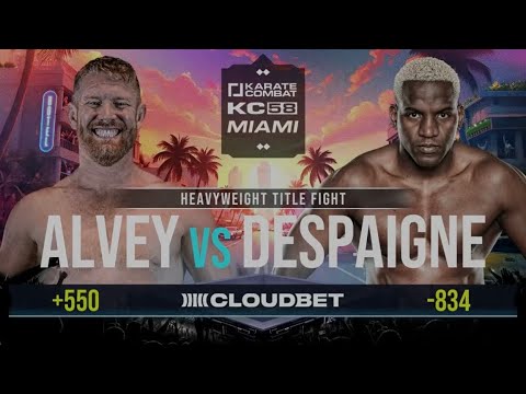 Sam Alvey vs Robelis Despaigne Full Fight | Karate Combat 58