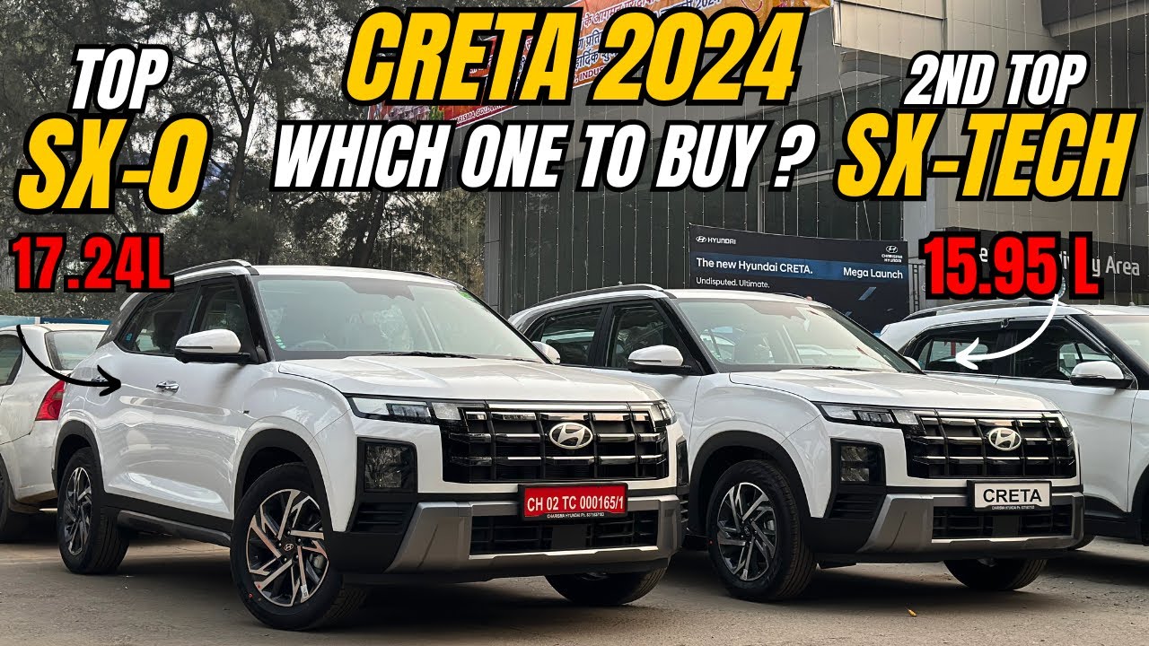 New Hyundai Creta 2024 SX(O) vs SX-Tech, Watch Before You Buy !🧐 - YouTube