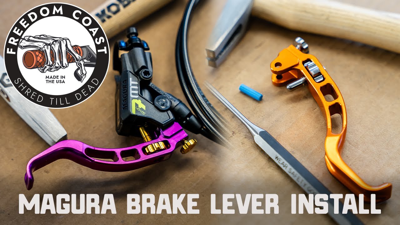 Freedom Coast Magura Brake Lever Install - YouTube