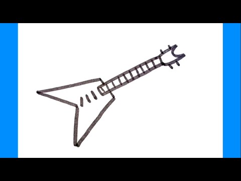 Elektro gitar nasıl çizilir