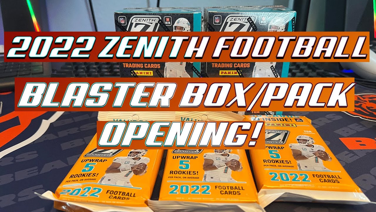 2022 Zenith Football Blaster Box and Value Pack Opening! *DOPE TOM ...