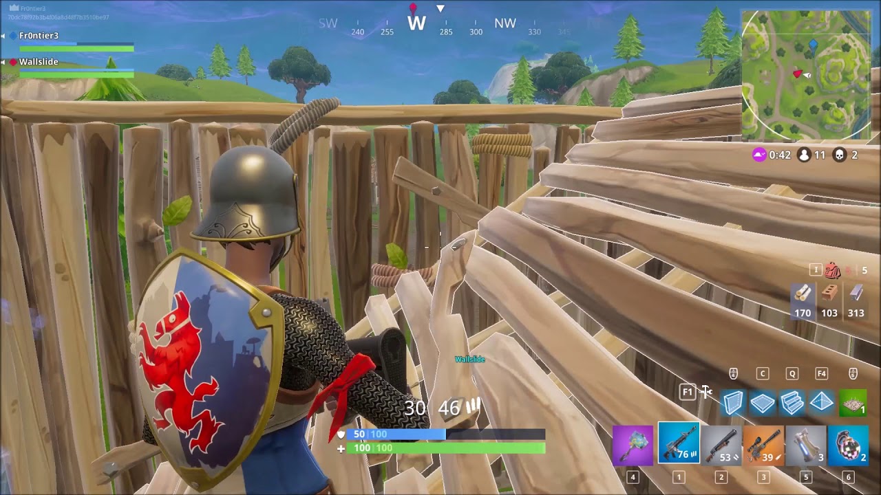 FortNite-126 - Frontier (5) / Wallslide (4) - 2s Win - 1/15/2018 - YouTube