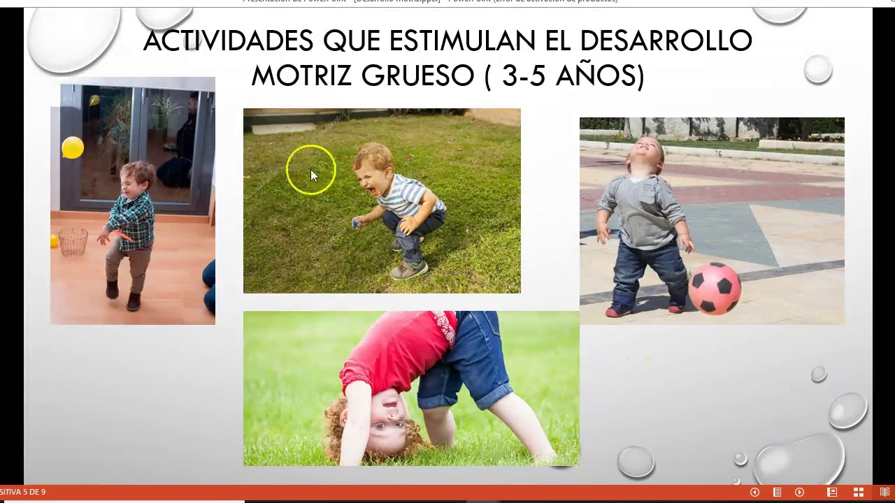 DESARROLLO MOTRIZ 3 A 5 AÑOS - YouTube