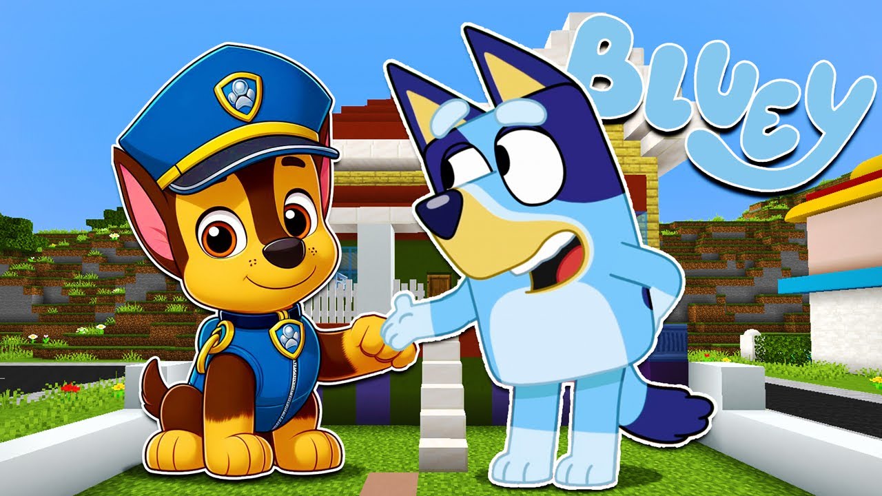 BLUEY y CHASE TRABAJAN en EQUIPO para GANAR | Las Aventuras de BLUEY en ...