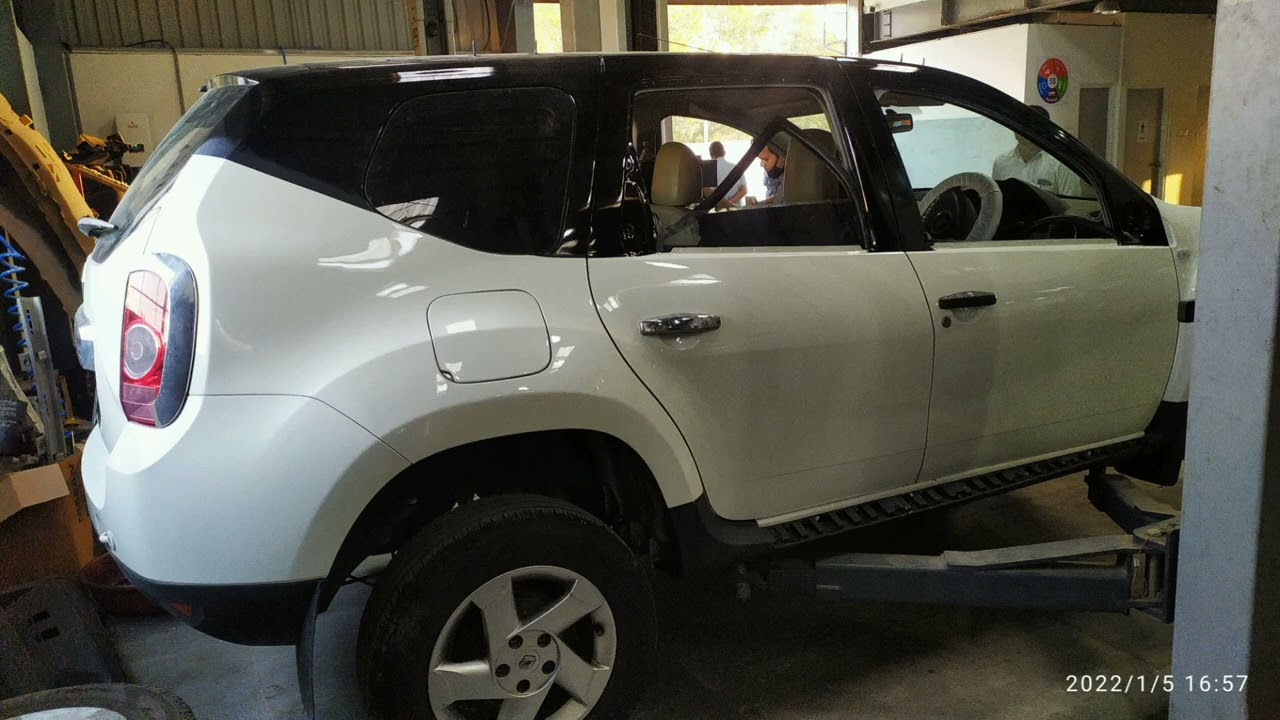 DAMAGED DUSTER MODIFIED INTO NEW SPORTY LOOK. - YouTube